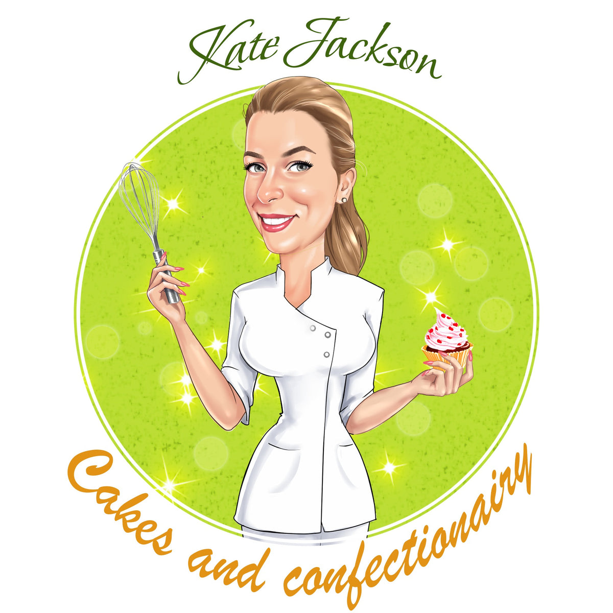 Cake Decorator Logo – portraitlogo.com